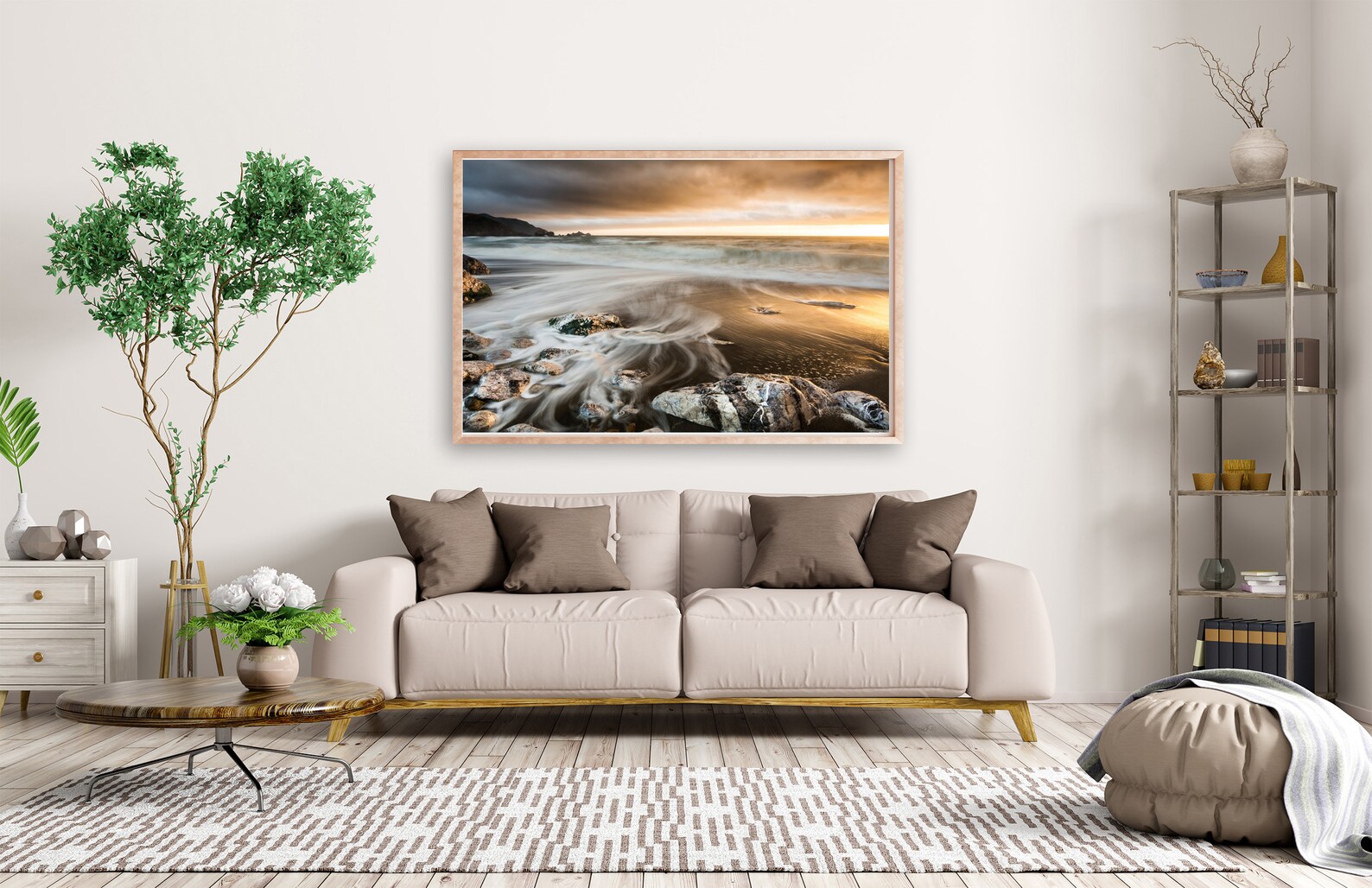 Beach Photography, Coastal Wall Art, Foggy Beach Photo, Landscape ...