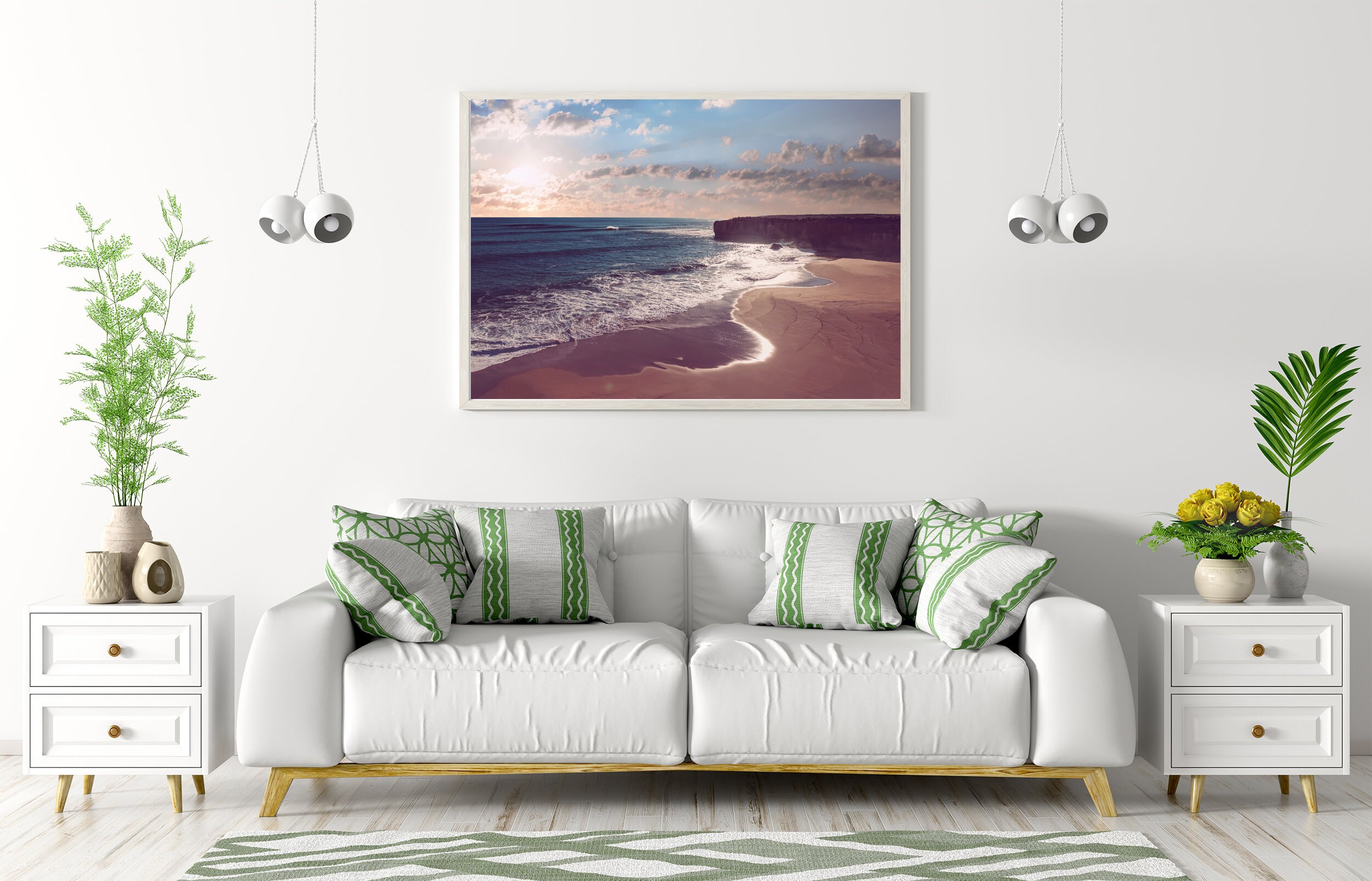 Beach Sunrise Photography Beach Photo Wall Art Sunrise - Etsy