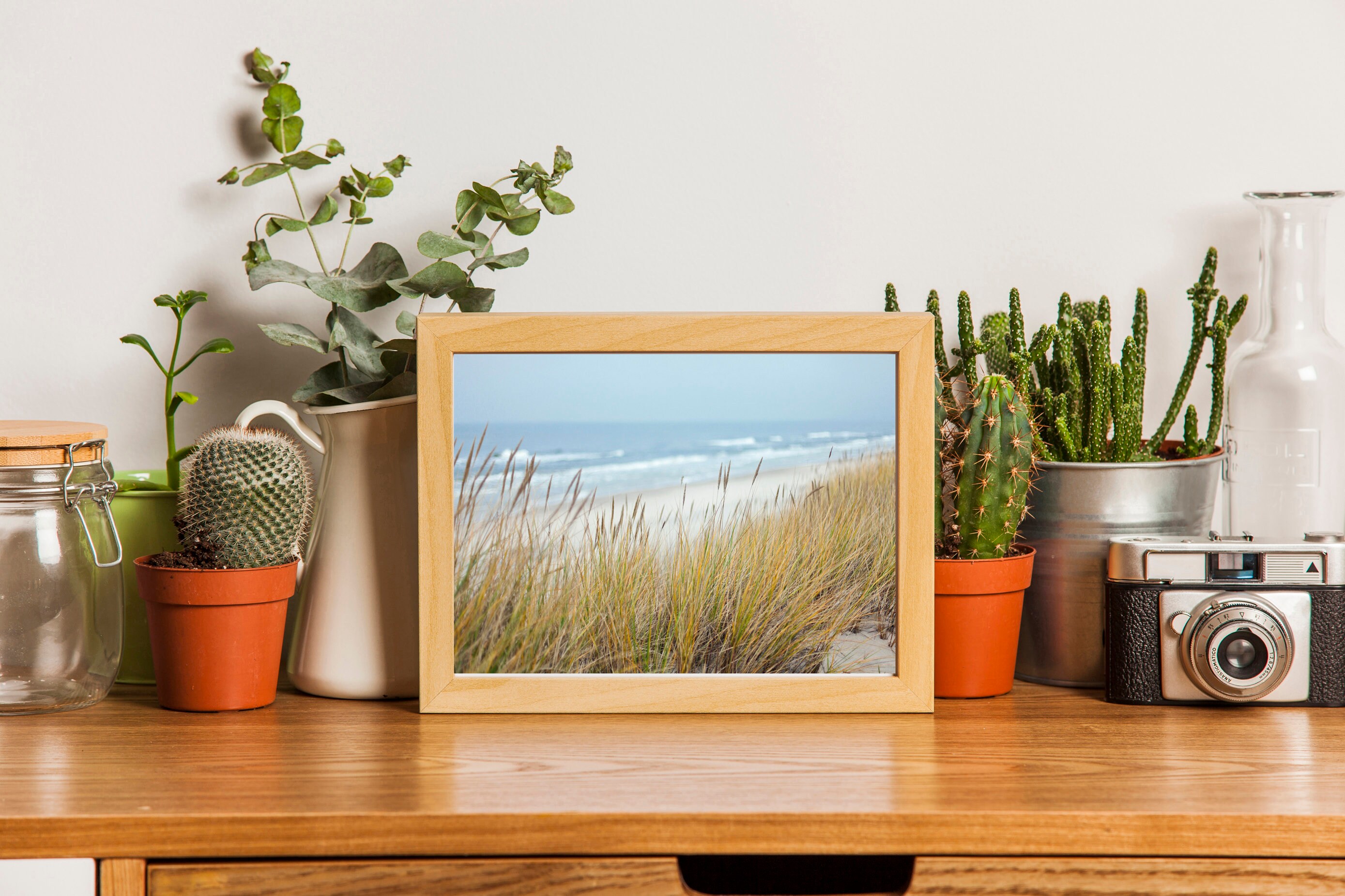 Beach Photography, Beach Grass Art Print, Ocean Photograph, Large Wall ...