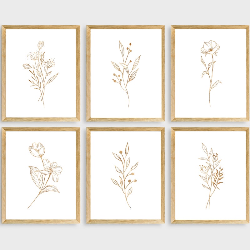 Gold Prints - Etsy