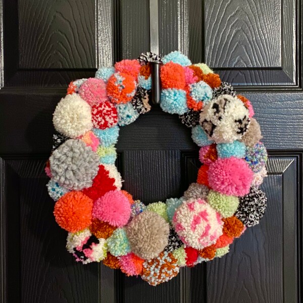 Spring Yarn Wreath - Etsy