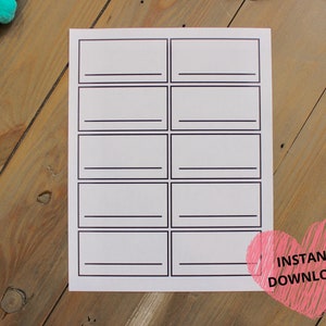 Easy Holiday & Seasonal Storage Tote Labels | Instant Download ...