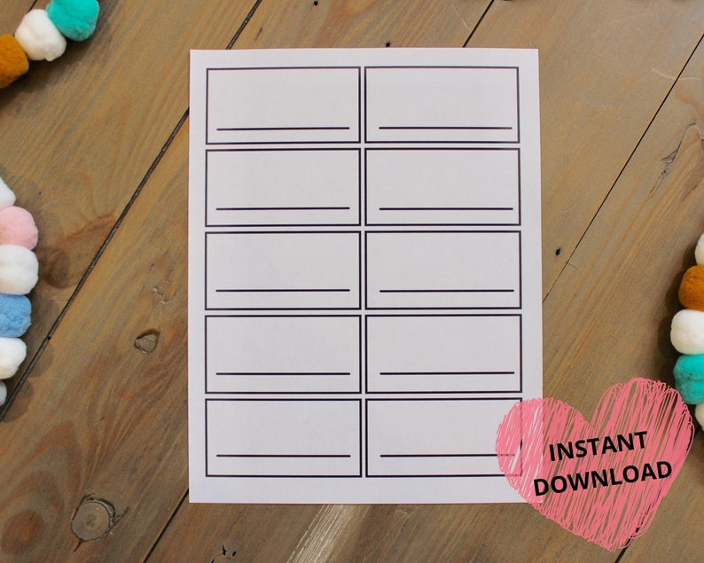 Easy Holiday & Seasonal Storage Tote Labels | Instant Download ...