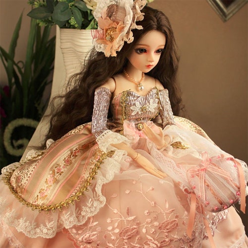 Full Set Bjd Doll 60cm With Clothes Handmade Beauty Toy 1 3 Etsy