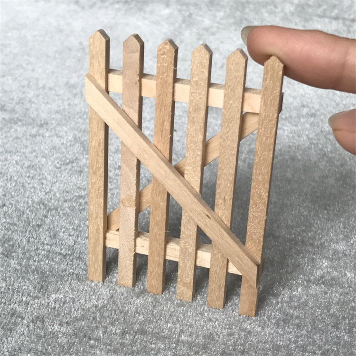 Dollhouse Miniature Fence Railing Modern Doll House Decor 1:12 | Etsy