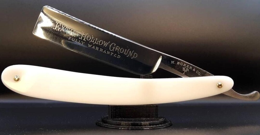 Vintage 13/16 Boker Extra Hollow Ground Straight Razor - Etsy UK