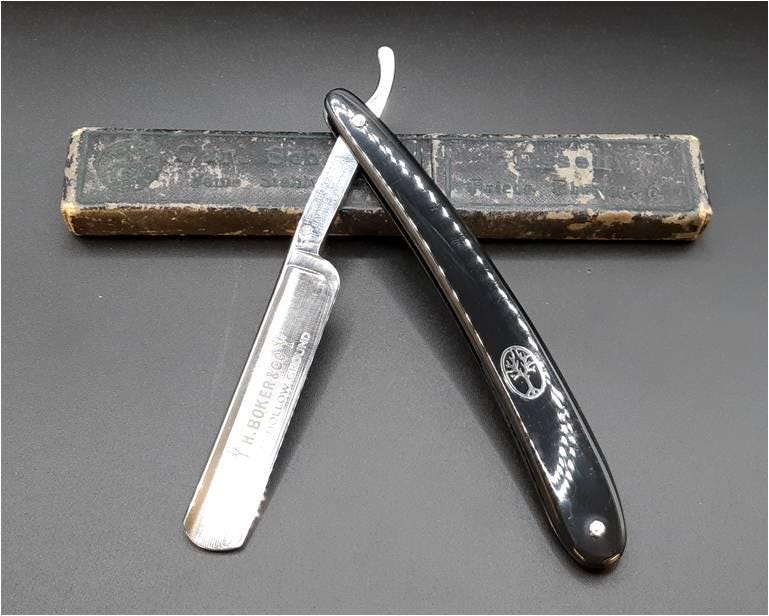 Shave Ready 4/8 Boker Extra Hollow Ground Straight Razor - Etsy
