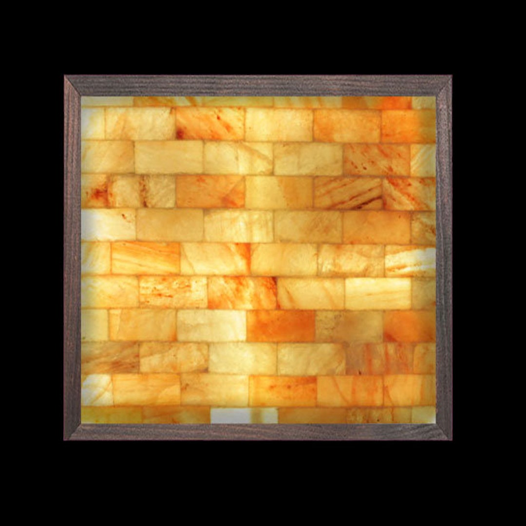48" X 48" Salt Wall - LED Backlights - Himalayan Salt Bricks - Fully ...