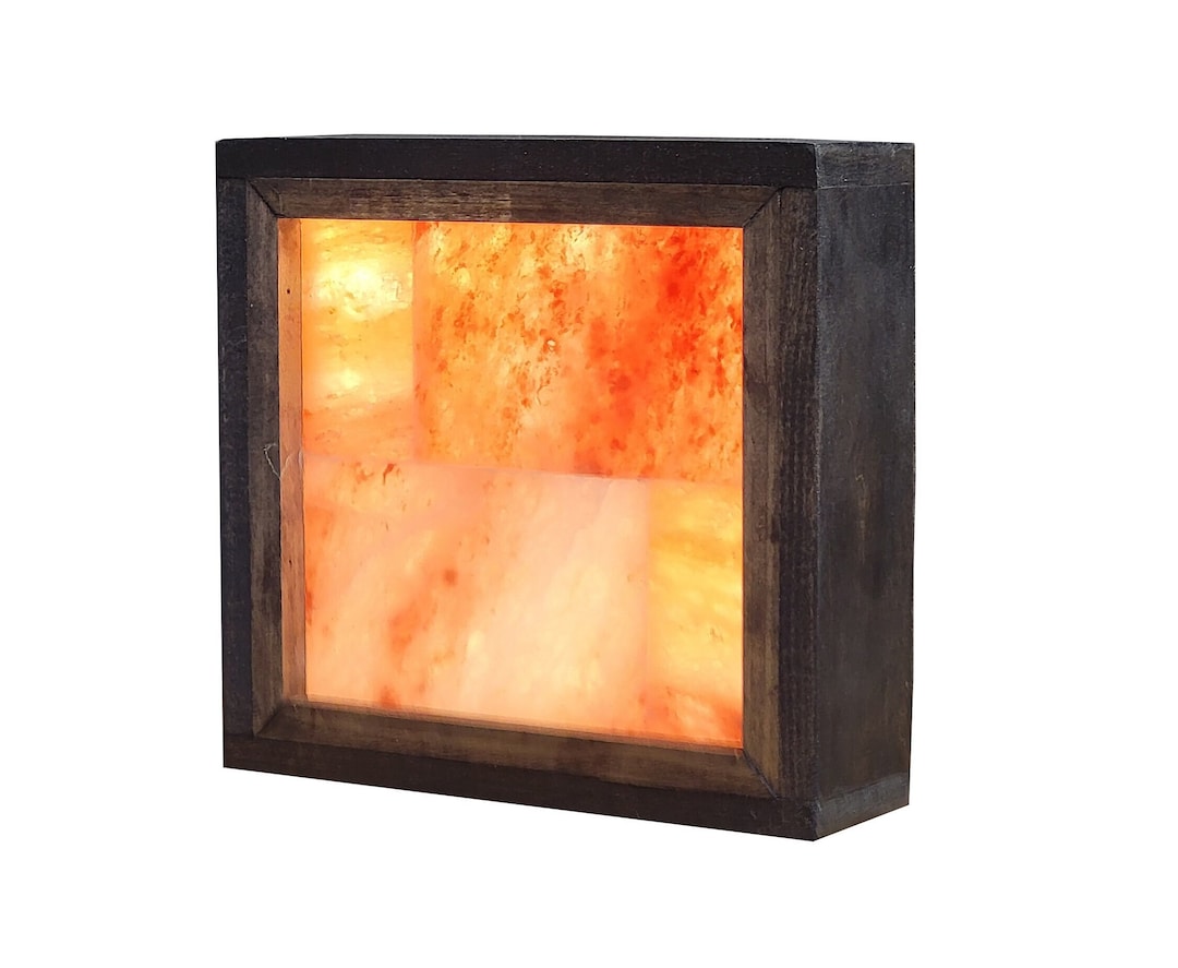 Himalayan Salt Lamp LED Panel, Handcrafted Ambient Lighting - Etsy