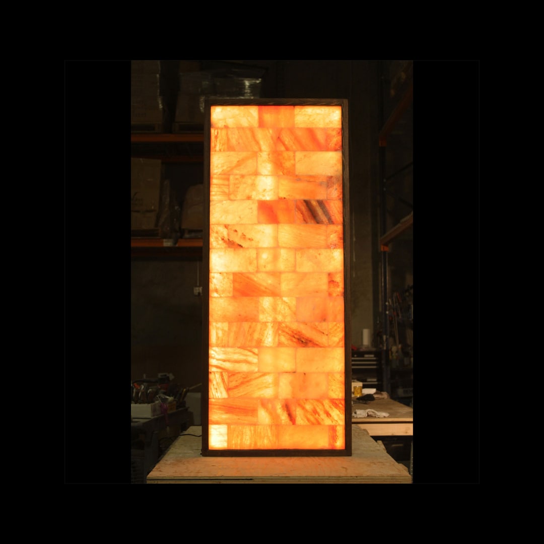 Himalayan Salt Wall Panel With LED Backlight (60x24") Ships in One Week ...