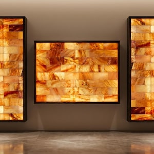 Himalayan Salt Wall Panel With LED Backlight (60x24) - Etsy