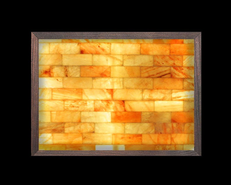 36" X 48" Salt Wall Panel. LED Backlights. Fully Assembled From ...