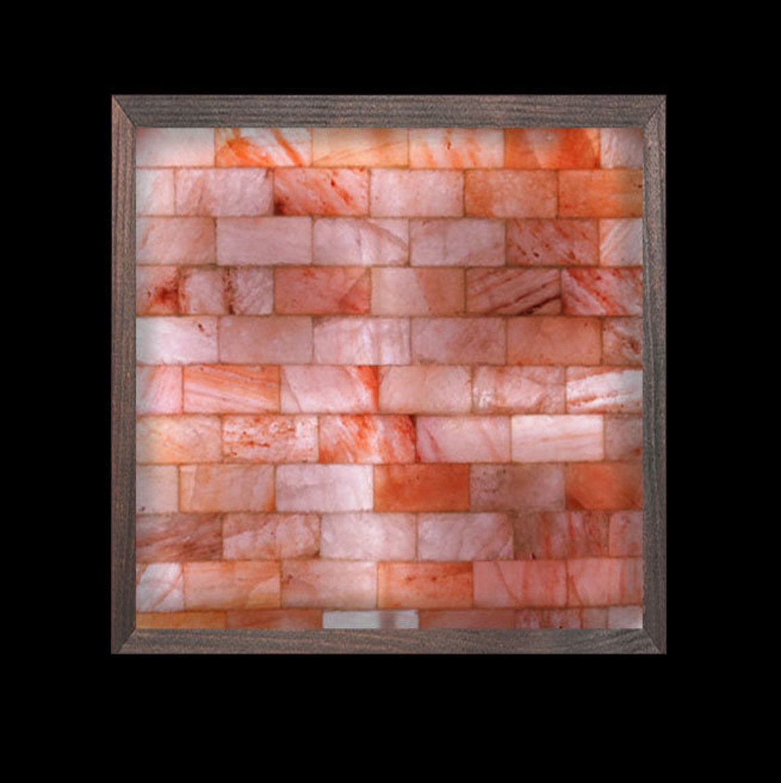 48" X 48" Salt Wall - LED Backlights - Himalayan Salt Bricks - Fully ...