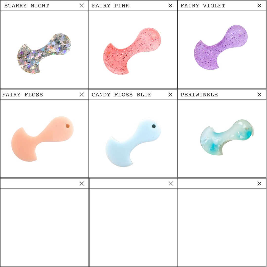 Glitter Trolley Tokens With Swivel Lobster Clasp - Etsy Australia