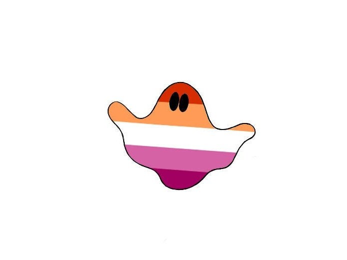 Lesbian Pride Ghost - Etsy