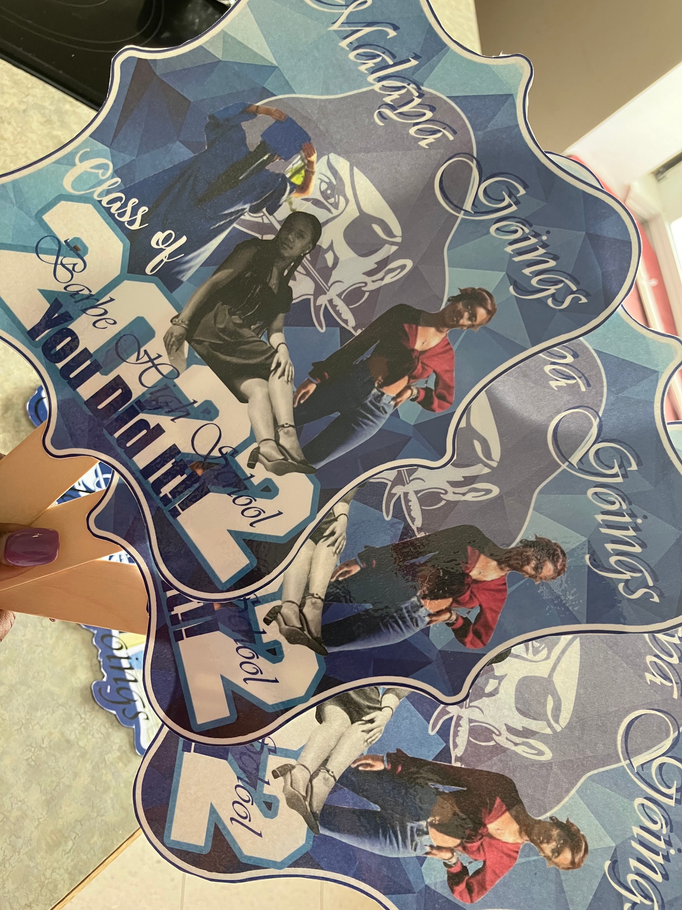 GRADUATION SCROLL FANS Graduation Fans Grad Fan Custom Fan Graduation ...