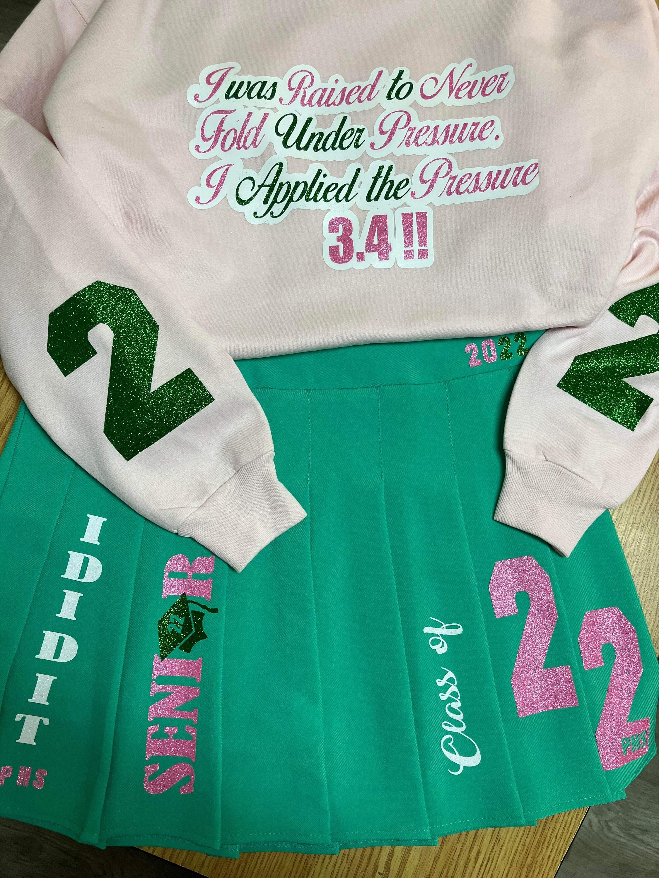 Custom Senior 2PC Skirt Sets College Graduates, PREK Grad ...