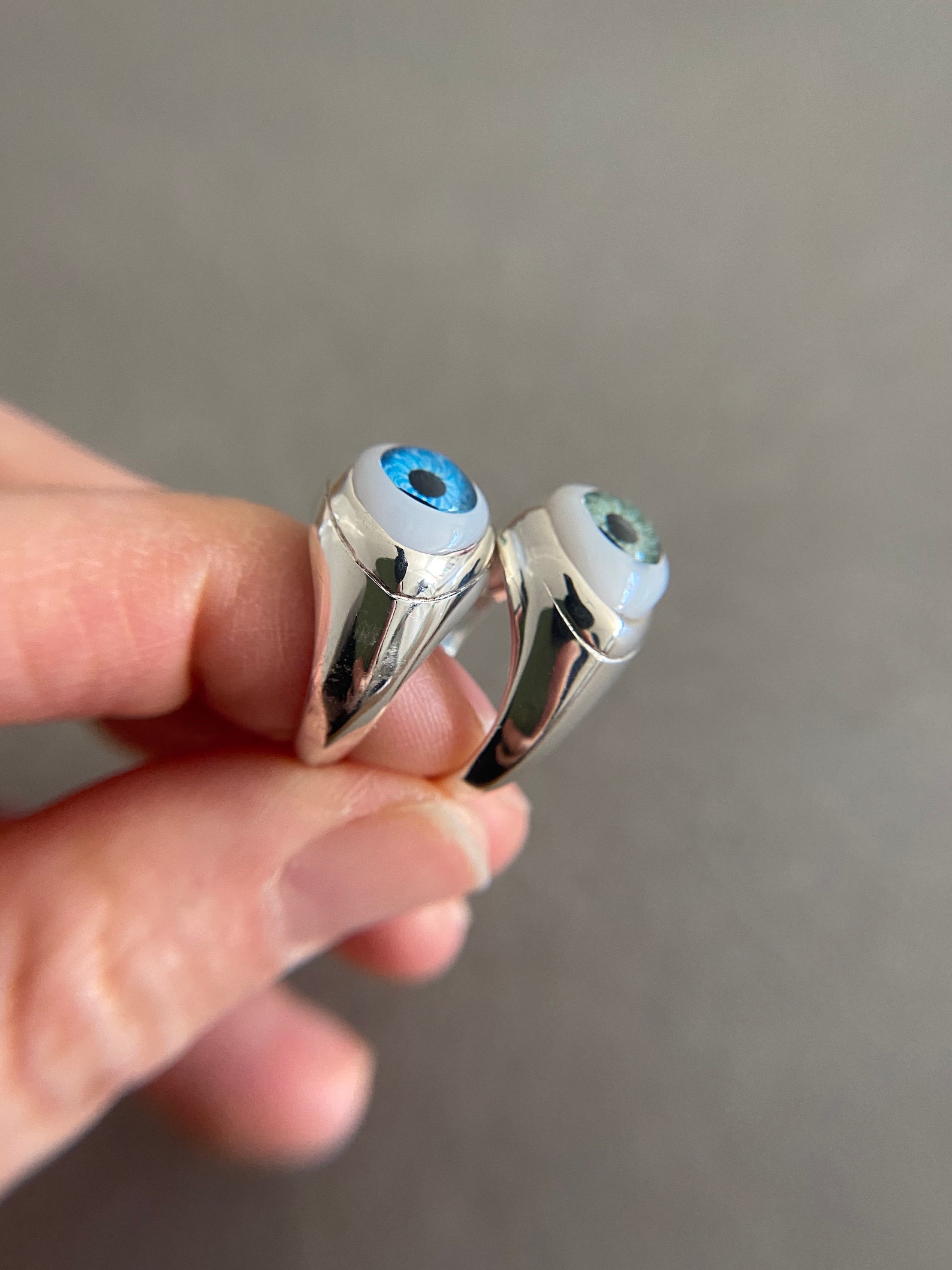 Sterling Silver Eye Rings Sterling Silver - Etsy