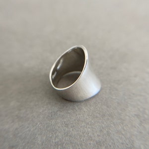 Sterling Silver Thick Ring - Sterling Silver - Etsy