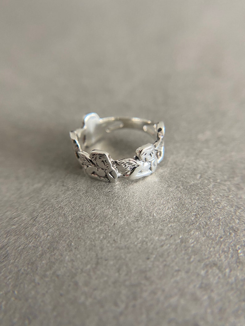 Sterling Silver Angel Ring Sterling Silver - Etsy
