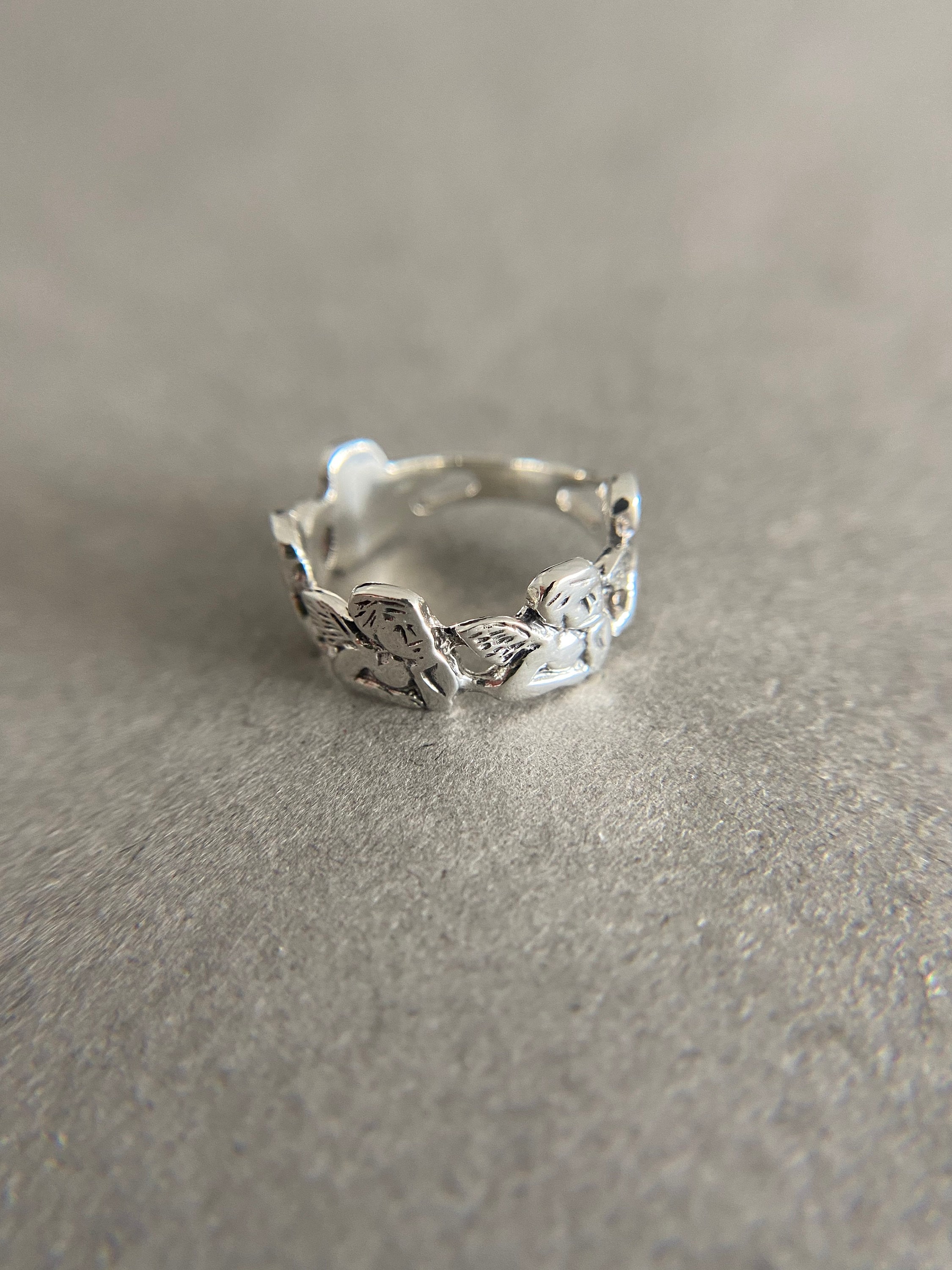 Sterling Silver Angel Ring Sterling Silver | Etsy
