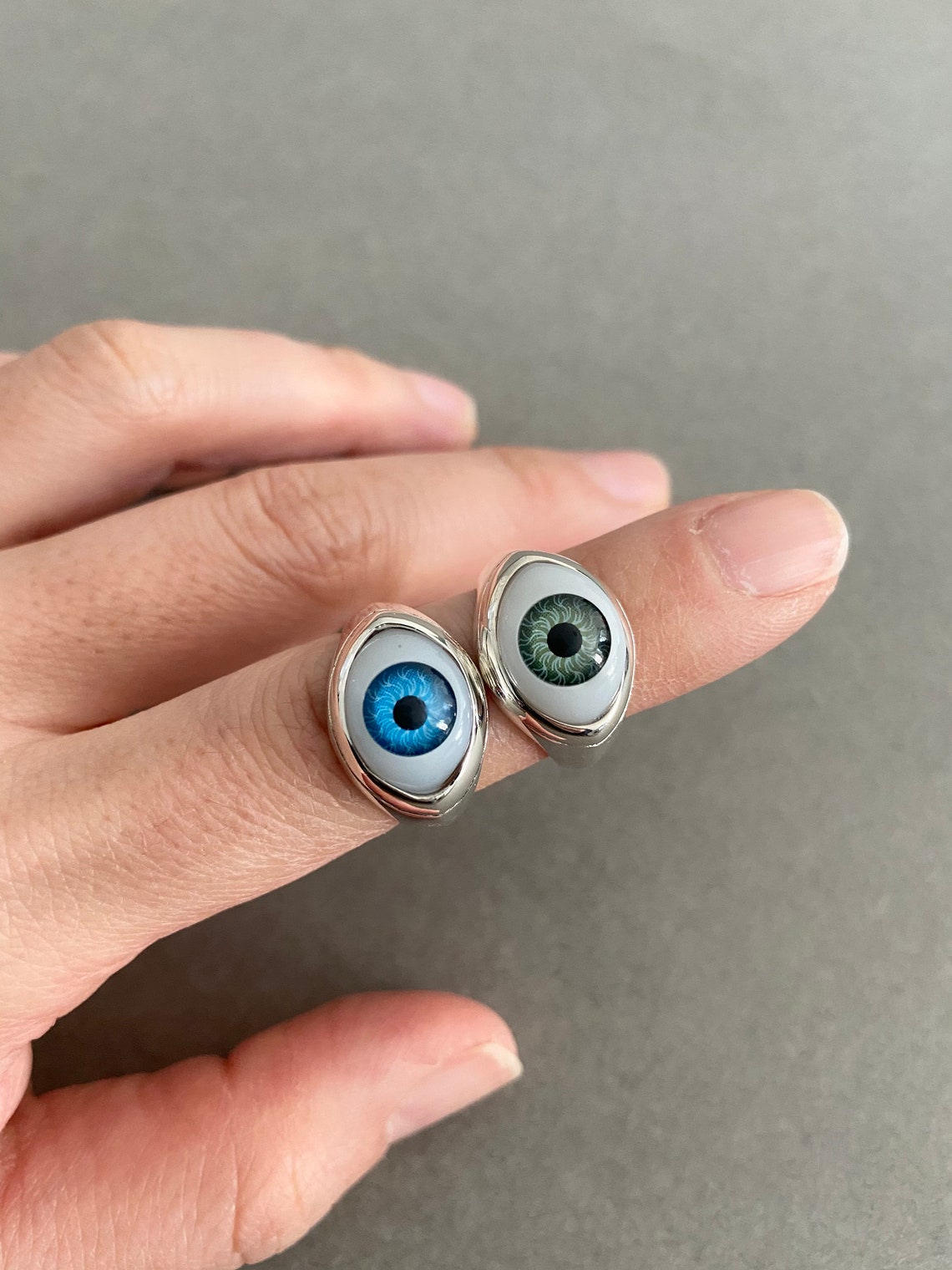 Sterling Silver Eye Rings Sterling Silver | Etsy