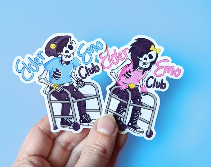 Emo Guy Sticker | Y2k Mall Goth Scenecore Pop Punk Retro Music - Etsy ...
