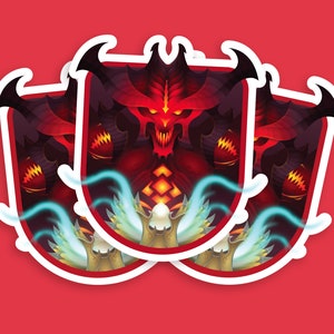 Angels and Demons Die Cut Vinyl Sticker - Etsy