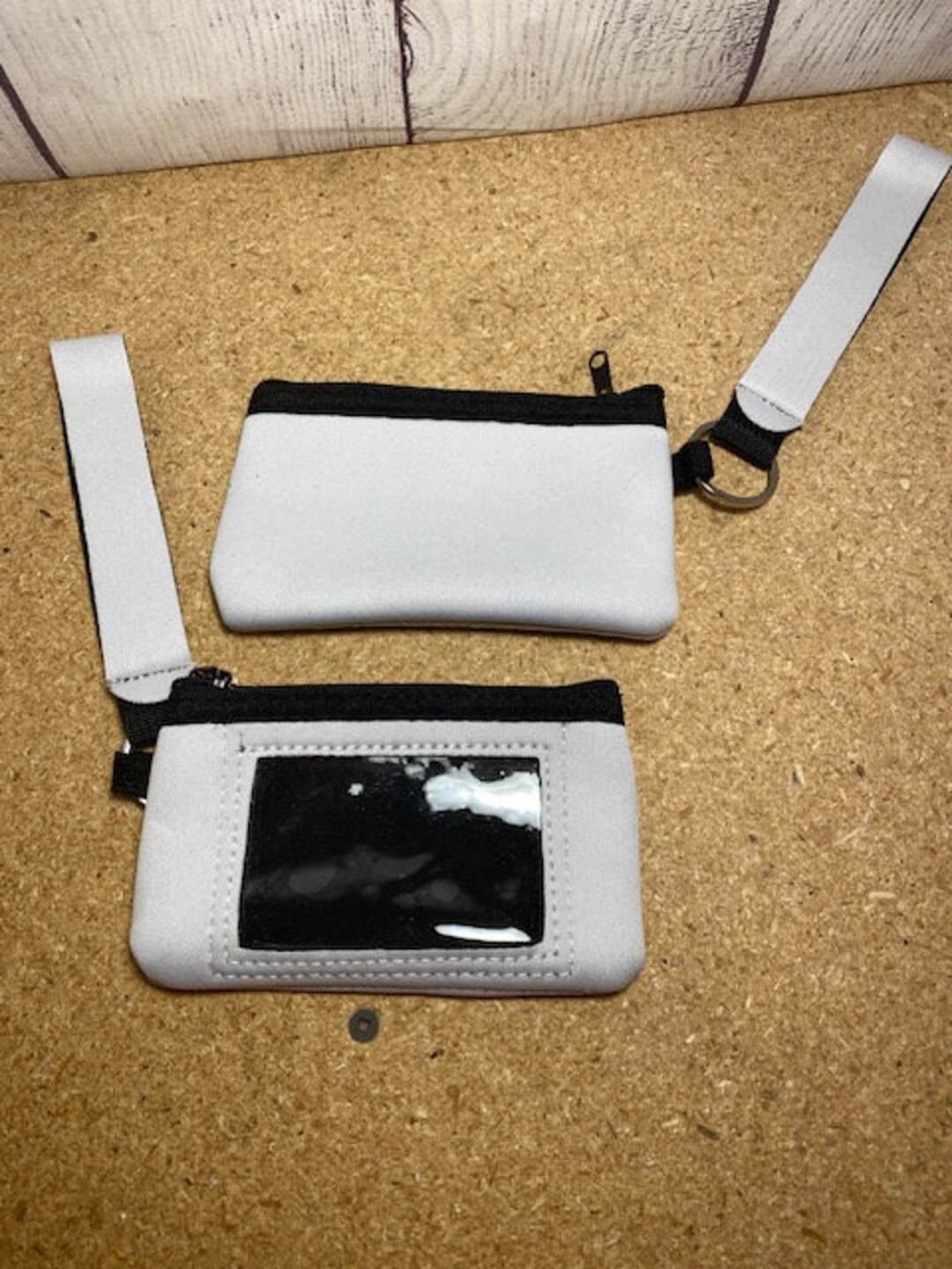 Coin Purse Sublimation Wristlet With ID Pocket in Front Neoprene - Etsy