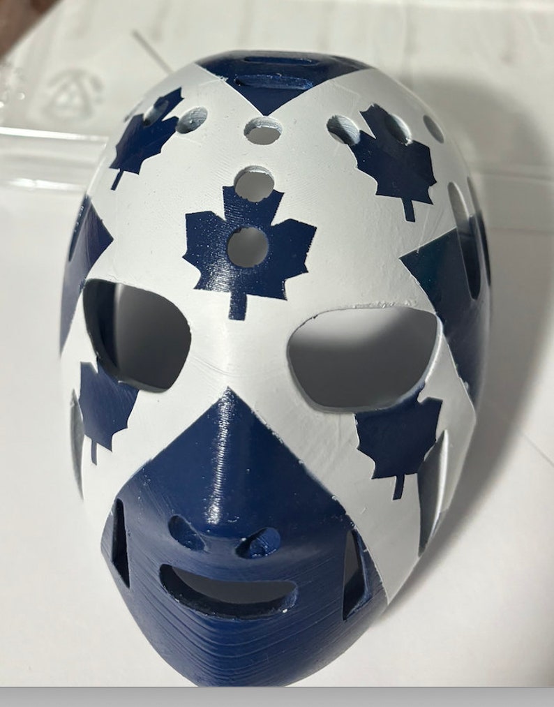 Retro Hockey Goalie Mask 5" Tall - Etsy