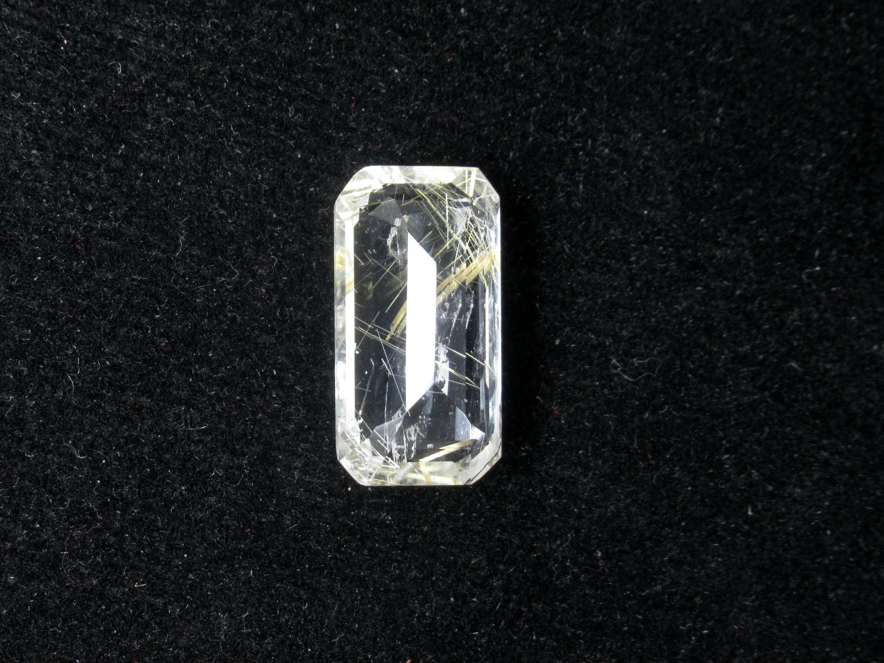Natural Golden Rutilated Quartz Gemstones, Rectangle Shape Gemstones ...
