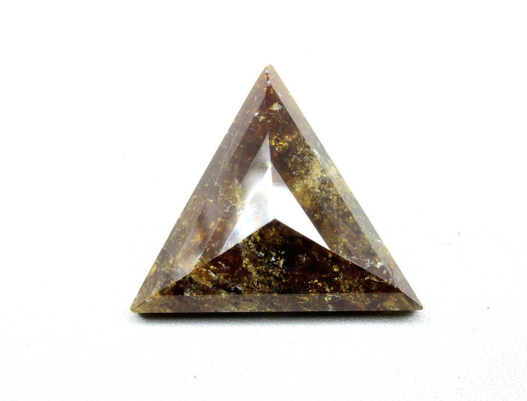 Natural Garnet Gemstones, Triangle Shape Gemstones, Cabochon Faceted ...
