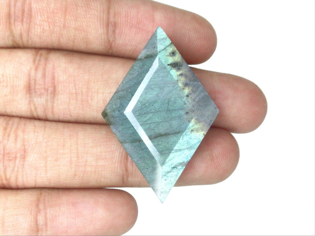 Rainbow Flash Colour Gemstones, Natural Labradorite Gemstones, Rhombus ...