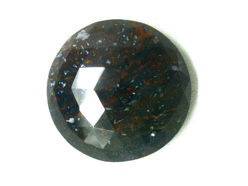 Natural Bloodstone Gemstones Round Shape Gemstones Loose - Etsy