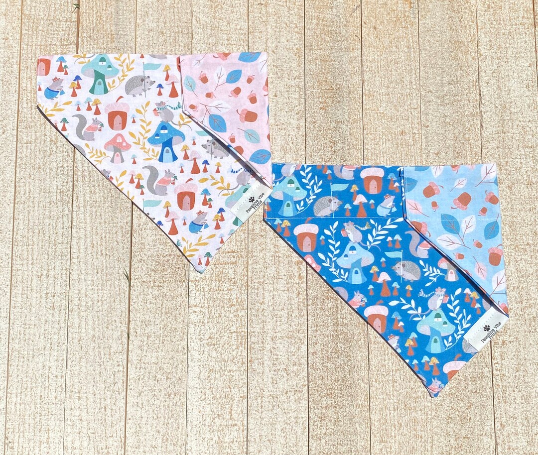 Fall Dog Bandana Fall Critter Bandana Hedgehog Dog Bandana - Etsy