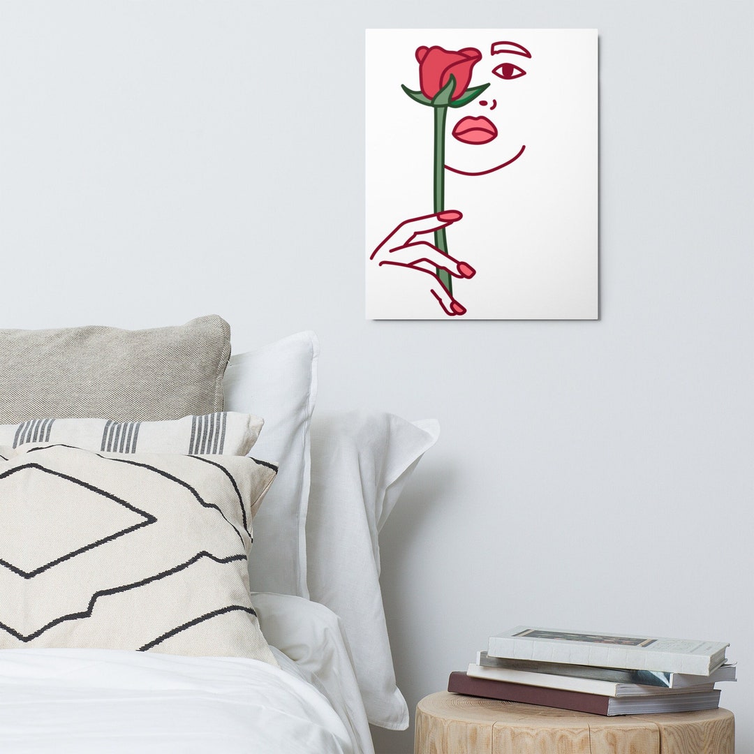 Rose of Love - Romantic Metal Print - Etsy