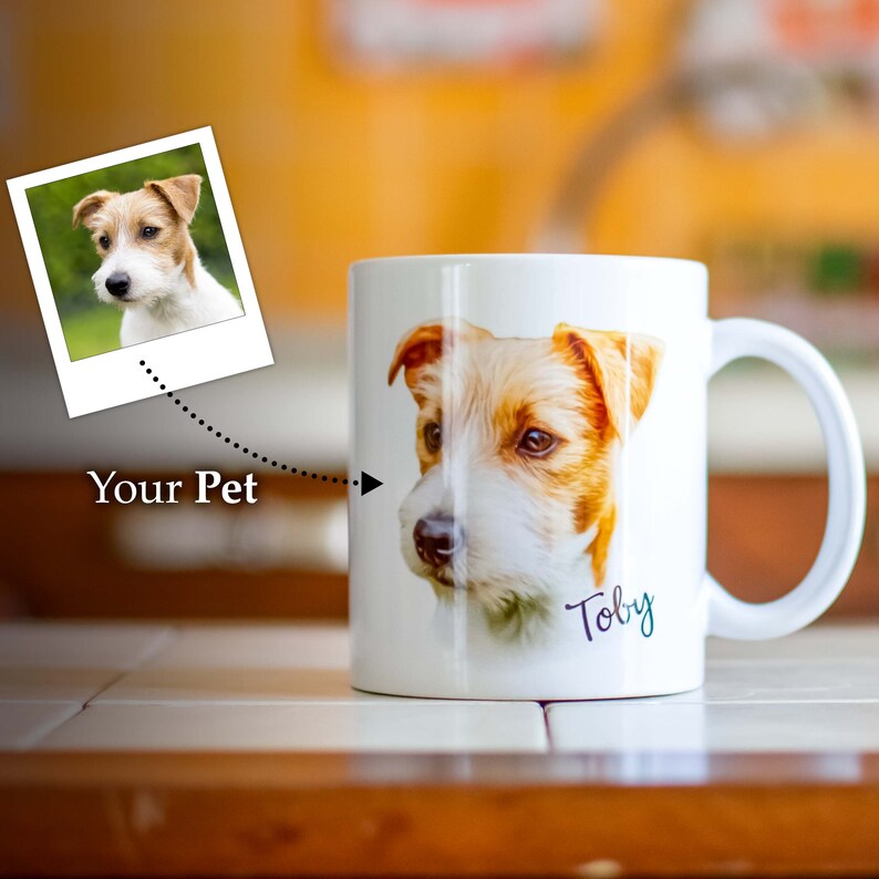 Custom Pet Coffee Mug Dog Photo Mug Dog Lover Coffee Mug - Etsy