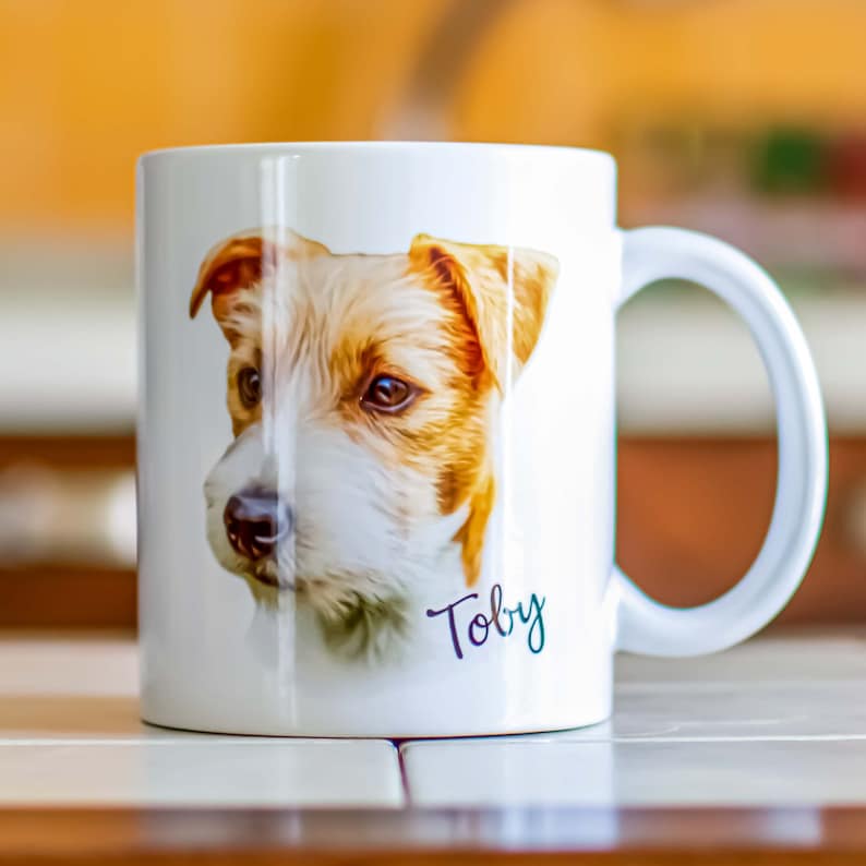 Custom Pet Coffee Mug Dog Photo Mug Dog Lover Coffee Mug - Etsy