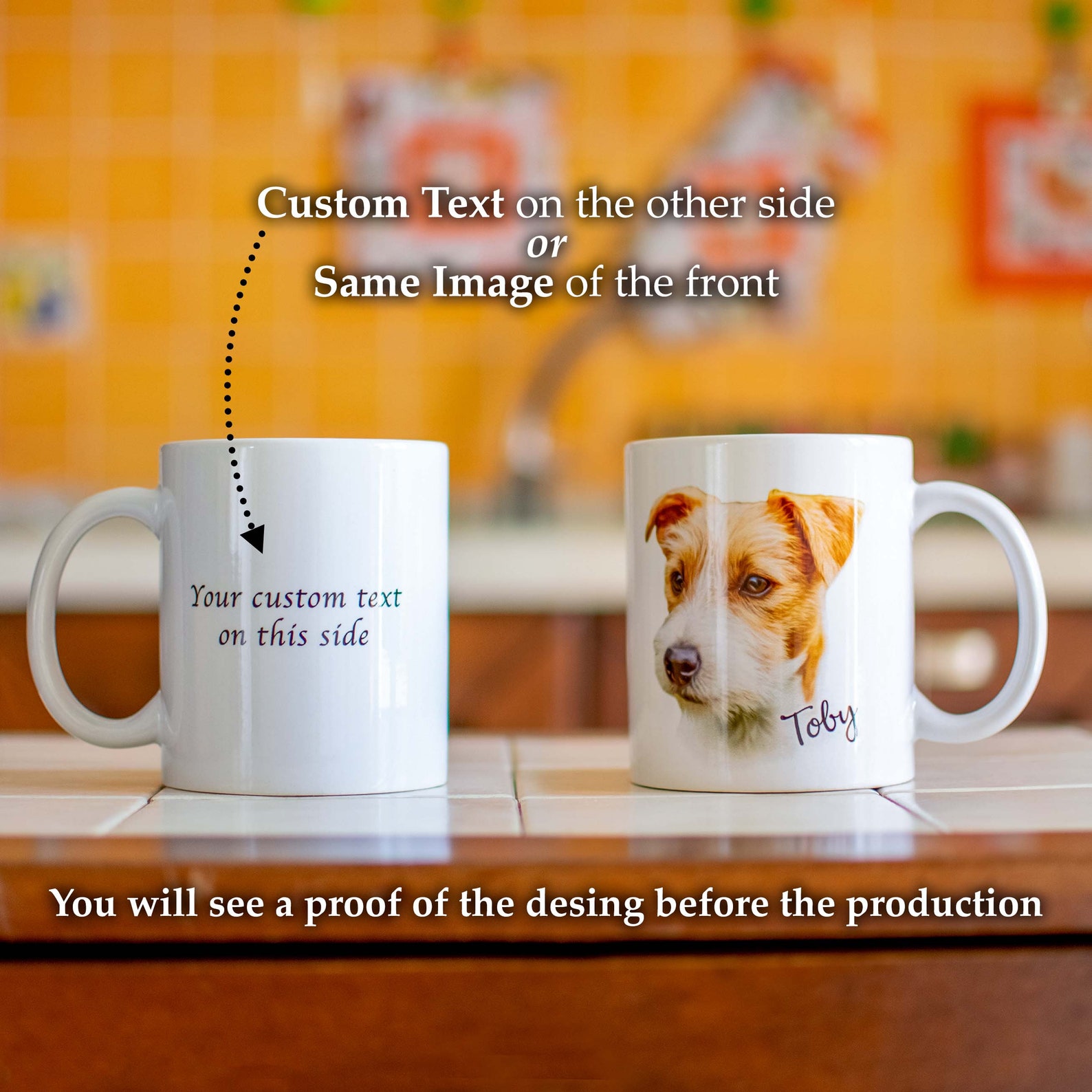 Custom Pet Coffee Mug Dog Photo Mug Dog Lover Coffee Mug - Etsy