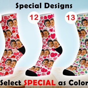 Bff Custom Gifts Custom BFF Face Sock Best Friend Socks BAE - Etsy