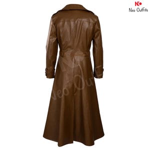 New X-mens Gambit Handamde Super Hero Cosplay Long Trench Coat Genuine ...