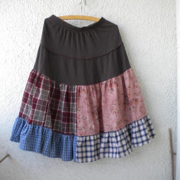 Tattered Skirt - Etsy