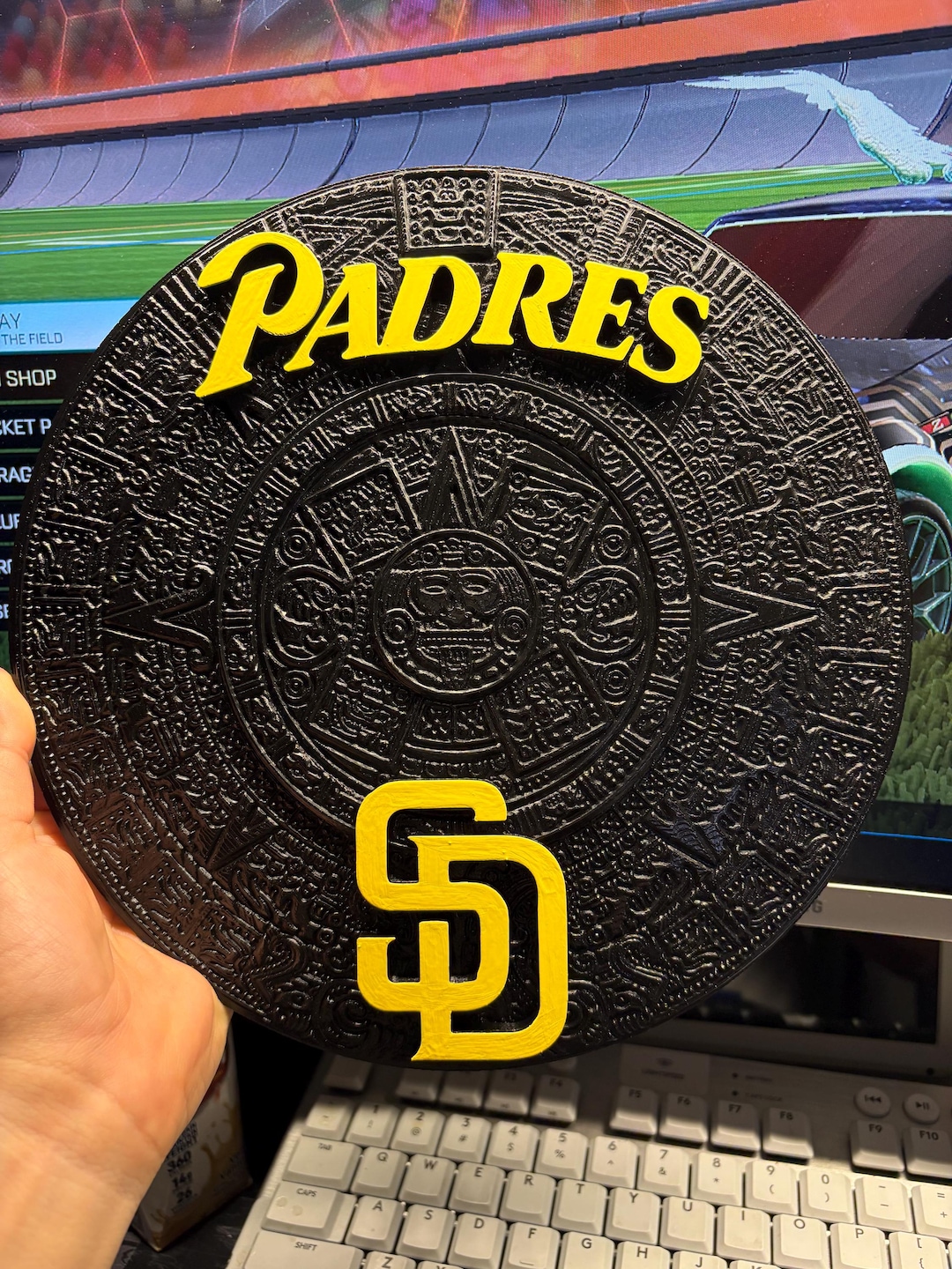 San Diego Padres MLB Aztec Wall Art Display - Etsy