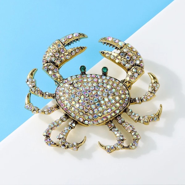Crab Pin - Etsy