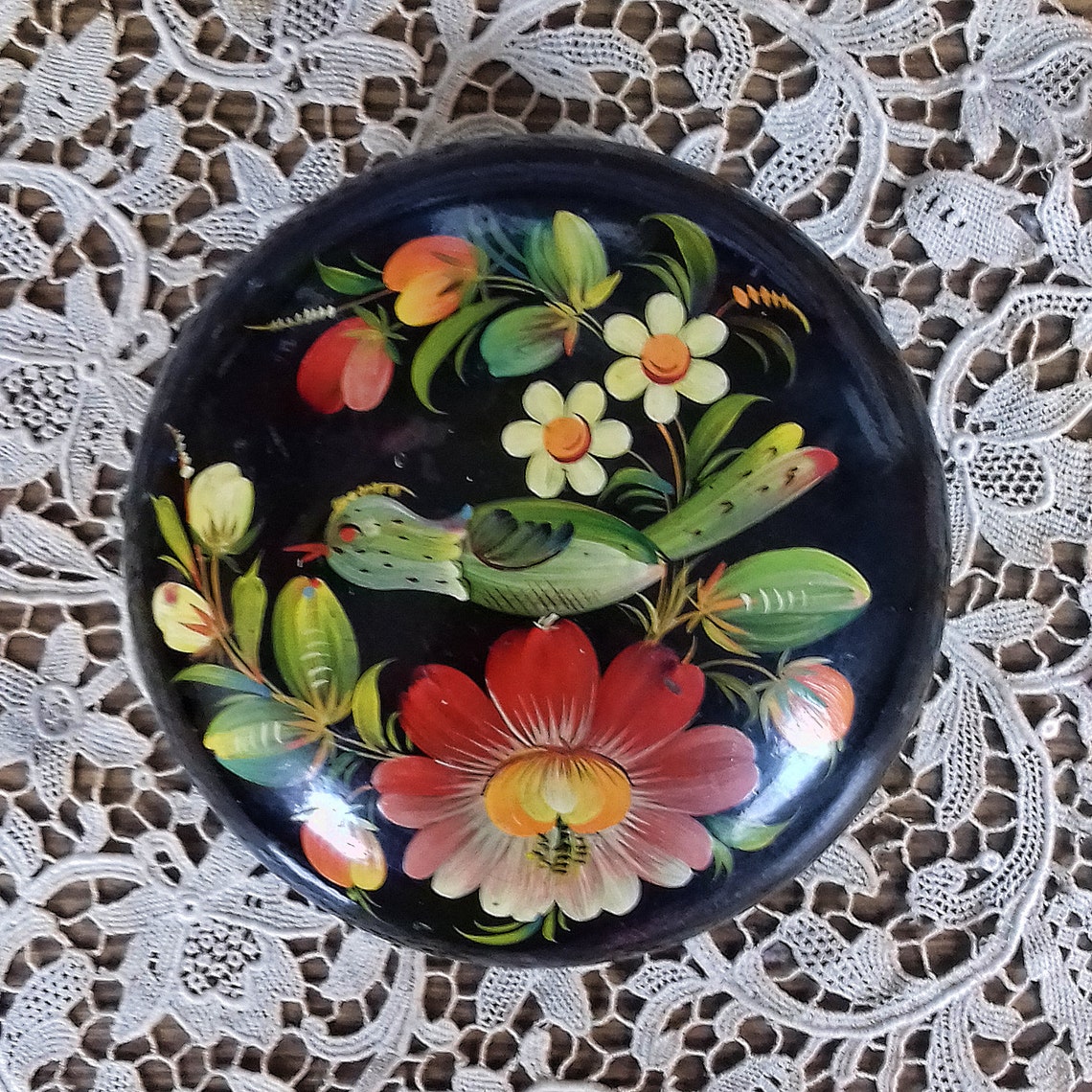 Vintage Rar Original Soviet Wooden Box With Petrikov Painting - Etsy