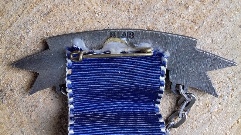 Rar Collectible Badge With Silk Ribbon 1975 West German - Etsy