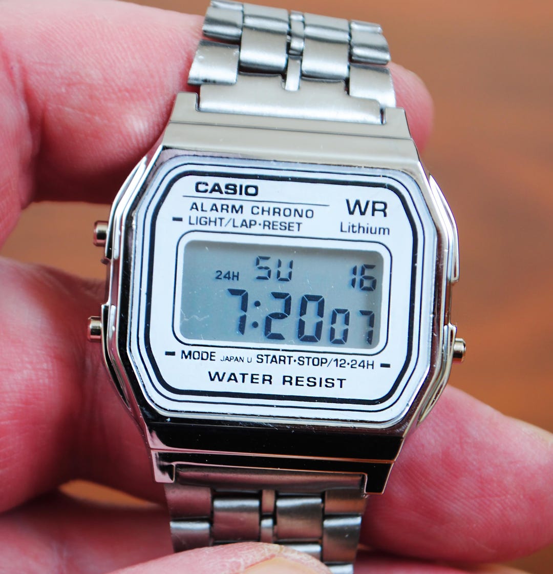 Vintage Model of Casio Watch. New Fully Working Casio A159W Quartz ...