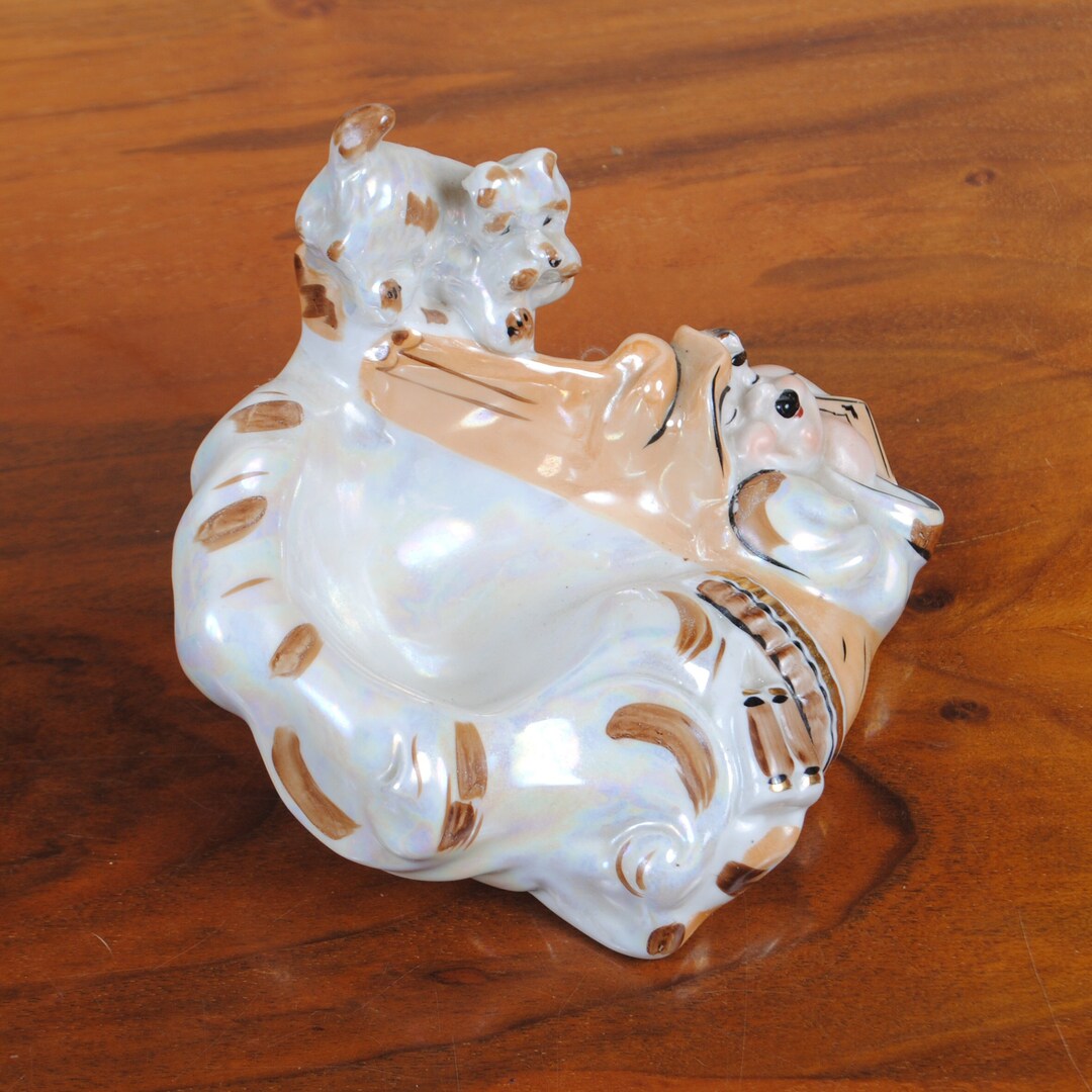 Old Ceramic Ashtray Vase With the Image of the Soviet Clown Karandash ...