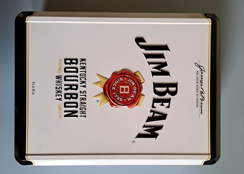 Original Rare Tin Empty Jim Beam Box - Etsy