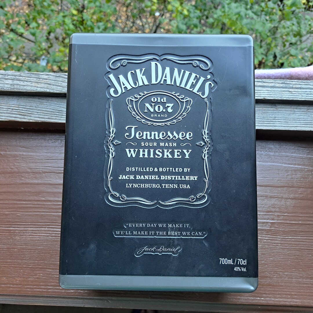 Original Rare Tin Empty Jack Daniels Box - Etsy
